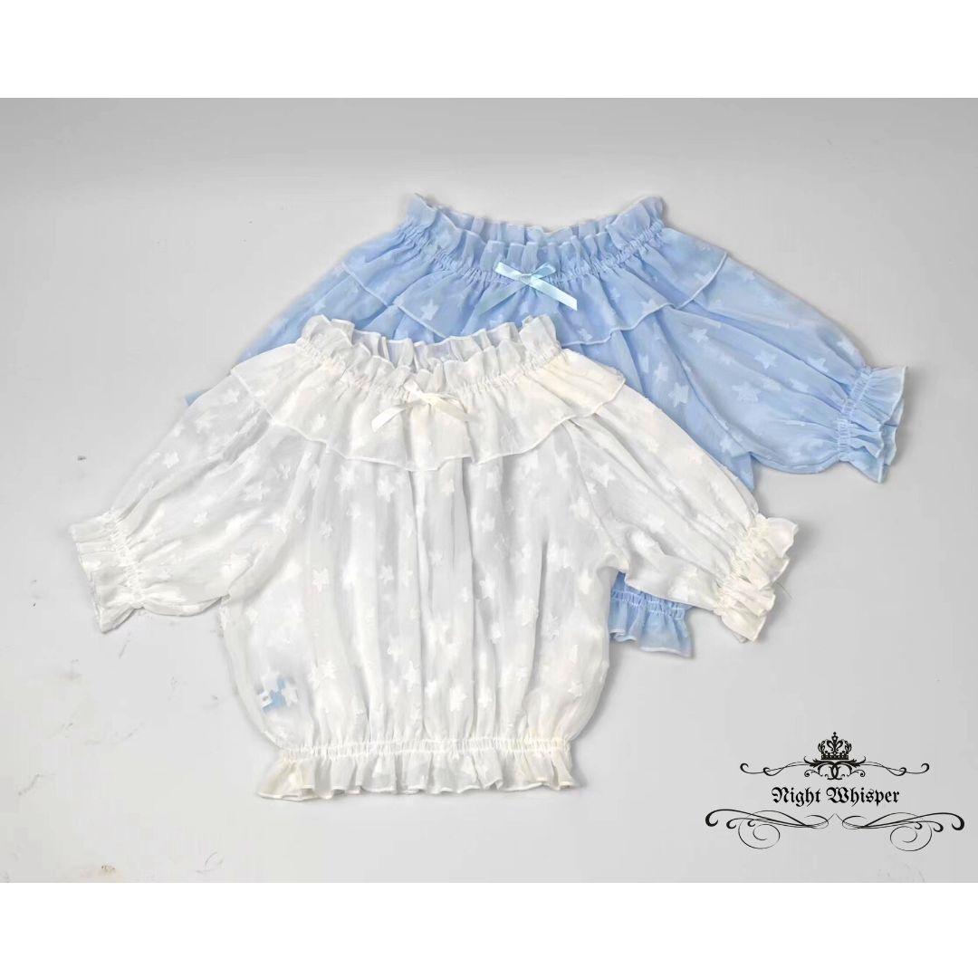 Starry Blouse, S-7XL, Night Whisper, Plus Size