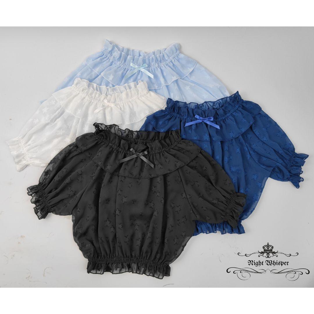 Starry Blouse, S-7XL, Night Whisper, Plus Size