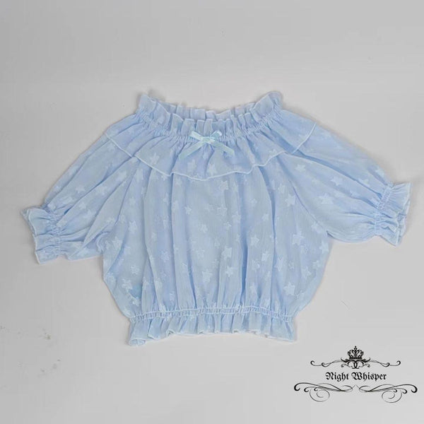 Starry Blouse, S-7XL, Night Whisper, Plus Size